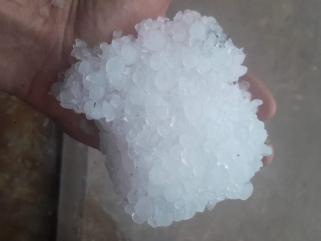 TIRSUL - Temporal com chuva e granizo atinge no Noroeste do RS